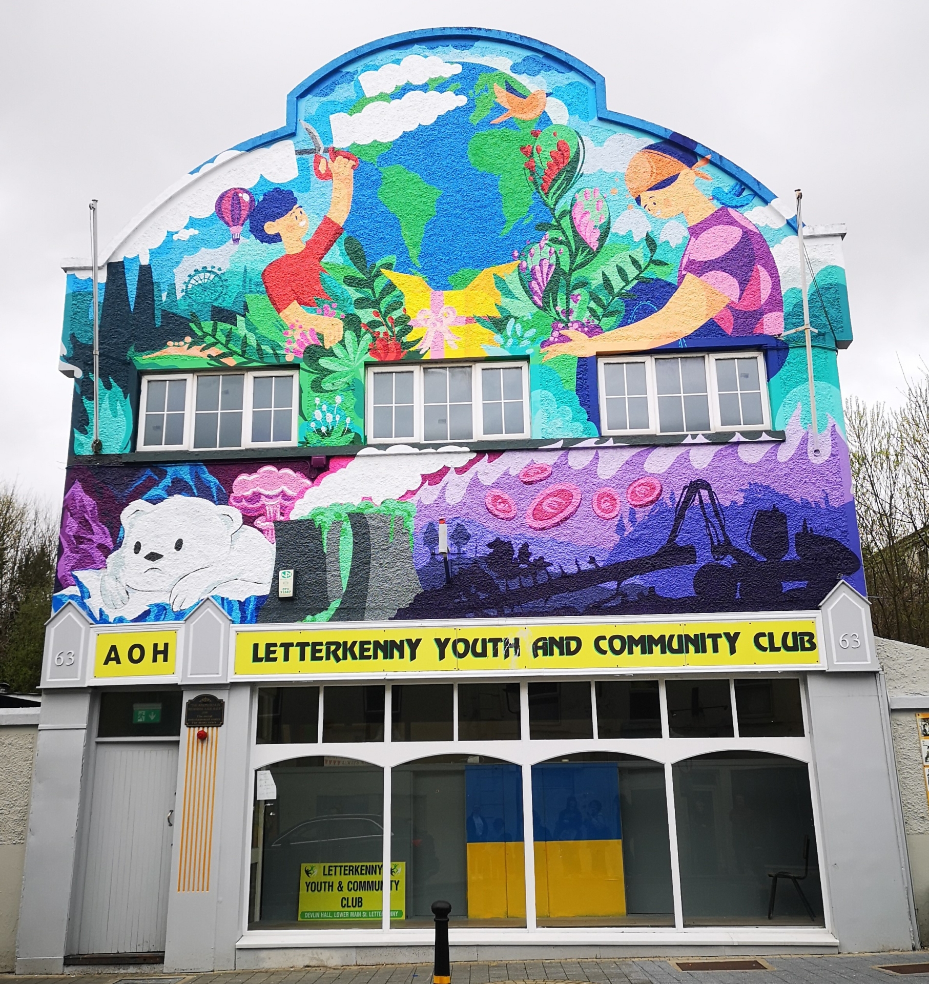 Donegal young people create stunning Climate Justice murals - Donegal Live