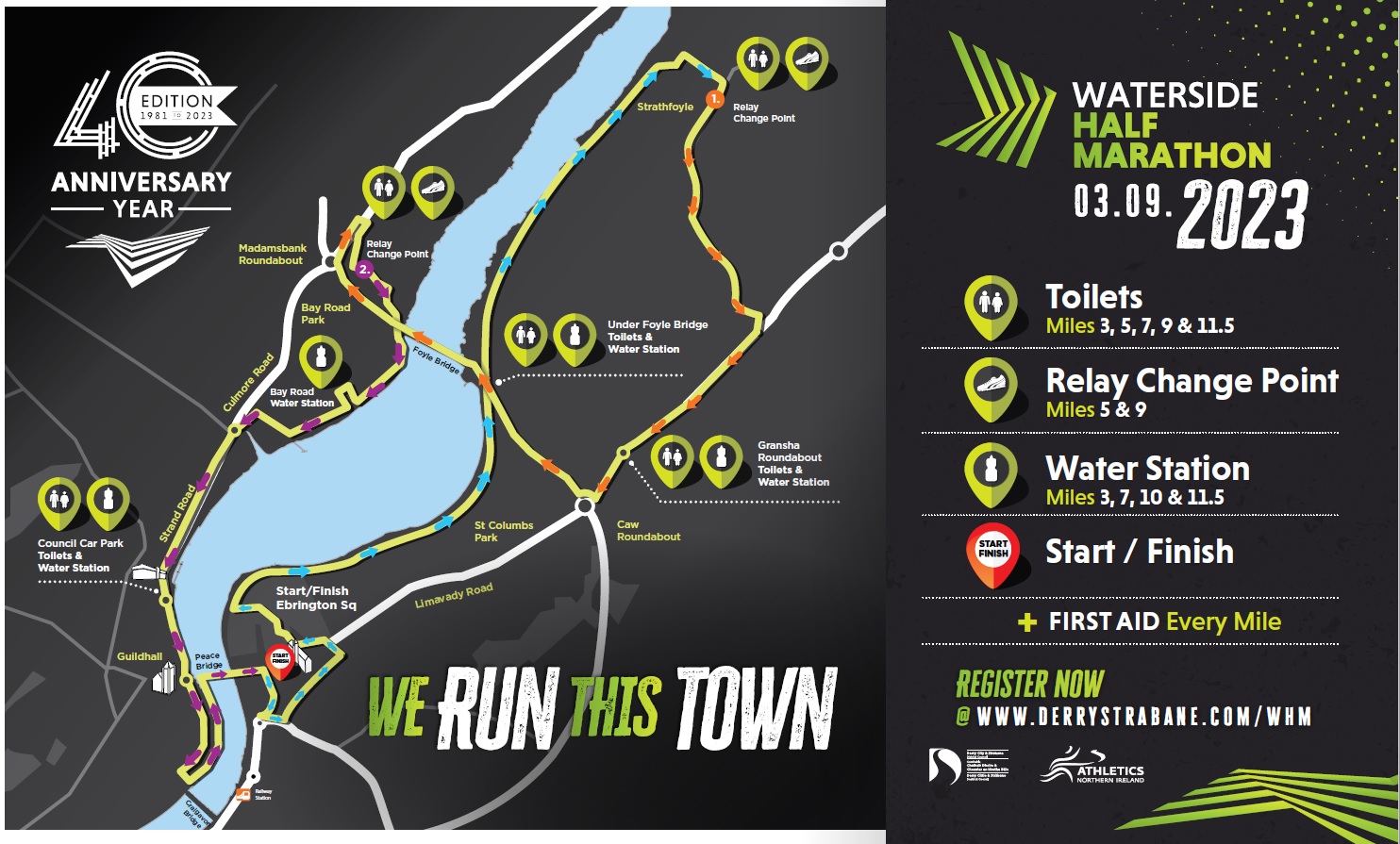 Revised route announced for 2023 Waterside Half Marathon - Derry Now